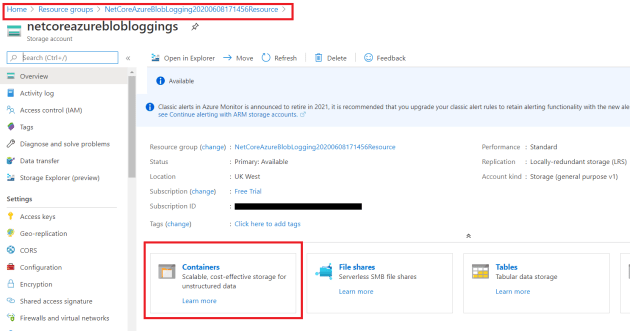 Logging to Azure Blob Storage with Serilog – Dmitri Galejev