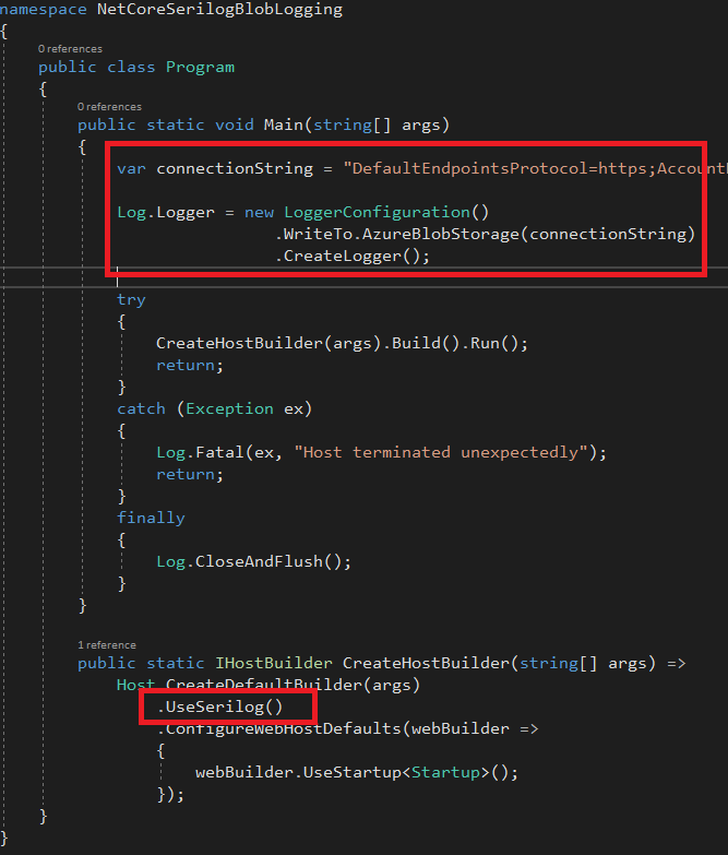 Logging to Azure Blob Storage with Serilog – Dmitri Galejev